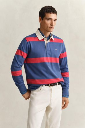 GANT Herren Gestreiftes Rugger (XXXL) VINTAGE Blau