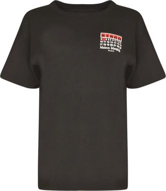 Maison Margiela Femme, Tops, Noir, Taille: 38 FR Collection de T-shirts et Polos élégants