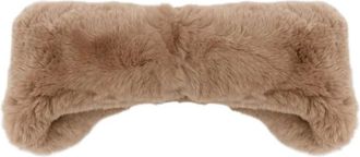 Yves Salomon Femme, Accessoires, Brun, Taille: ONE Size Bandeau en fourrure de lapin Rex