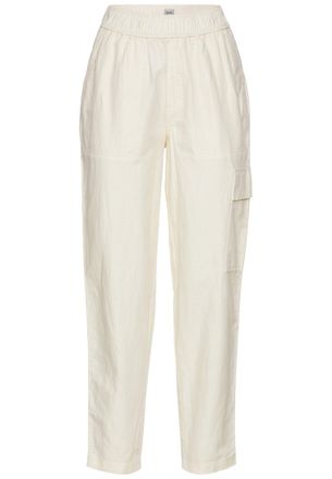 Camel Active Damen Loose Fit Hose aus Leinenmix Knochenwei&szlig;, womenswear-30/30