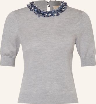 Ulla Johnson Ulla Johnson Strickshirt Jude Mit Pailletten grau
