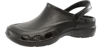 Ladeheid Damen und Herren federleichte Eva Clogs LA-885 (Schwarz, 44 EU)