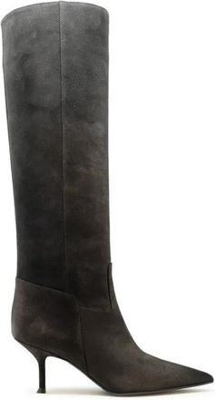 Lella Baldi Stiefel - Le2619 Crosta Sensory Africa Leather Boots - Gr. 37,5 (EU) - in Schwarz - f&uuml;r Damen