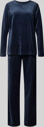 Schiesser Loose Fit Pyjama mit Rundhalsausschnitt