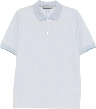 Canali Homme, Tops, Bleu, Taille: 3XL T-Chemises