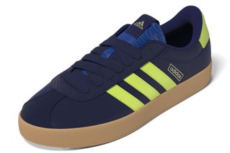 adidas Damen VL Court 3.0 Shoes Schuhe, Dark Blue/hi-Res Yellow/Gold met, 38 2/3 EU