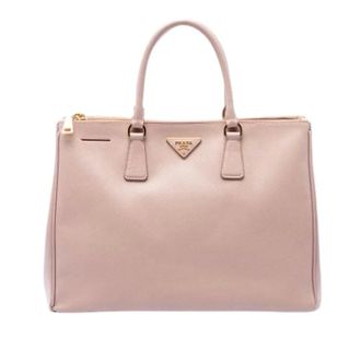 Prada Pre-owned Galleria Tote Bag - Femme - Pre-owned - Beige - Taille: ONE Size
