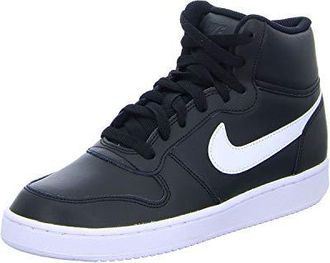 Nike Nike WMNS Ebernon Mid, Chaussures de Basketball Femme, Noir (Black/White 001), 36.5 EU