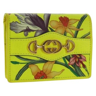 Gucci Pre-owned Cuir petite-maroquinerie - Femme - Pre-owned - Jaune - Taille: ONE Size