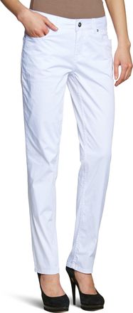 Comma Damen Hose 81.304.76.0922 Hose, Gr. 40/Shorts, Wei&szlig; (0100 White)