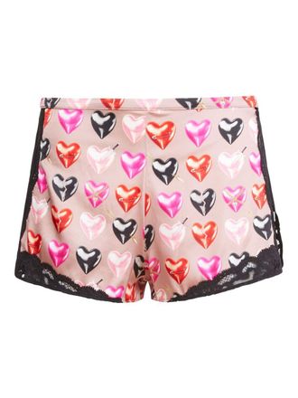 Fleur du Mal short Charlotte en dentelle - Rose