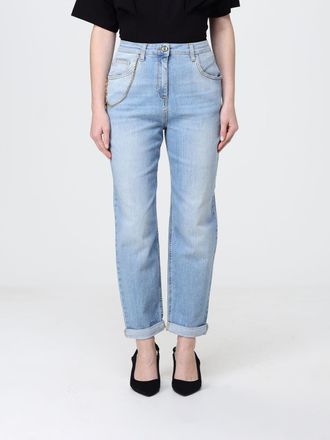 Elisabetta Franchi Jeans Damen Farbe Denim