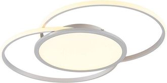 Lucande LED Plafonnier à intensité variable Senne en métal pour chambre à coucher