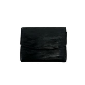 Louis Vuitton Pre-owned Portefeuille Monnaie Simple Epi Leder M&uuml;nzfach - - Pre-owned - Damen - Schwarzk - ONE SIZE
