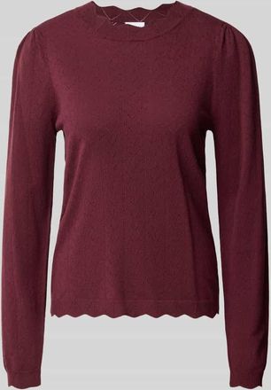 Vila Regular Fit Strickpullover aus Viskose-Mix Modell femi