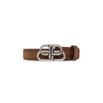 Balenciaga BB Thin Belt - - Accessories - Damen - Braun - 75 CM