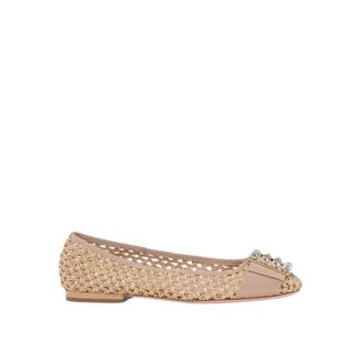 Roger Vivier Ballerinas aus Stroh - - Shoes - Damen - Beige - 36 EU
