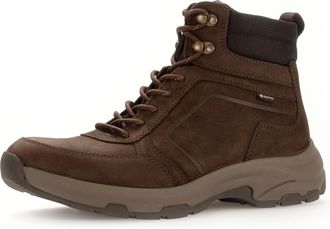 Gabor Herren Boots,Stiefel,Gore-TEX,warm gefüttert,zertifiziertes Leder,Latex Wechselfußbett,uebergangsstiefel,Mocca/Black,44 EU / 9.5 UK