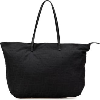 Fendi Shopper - Zucca Canvas Tote - Gr. unisize - in Schwarz - für Damen