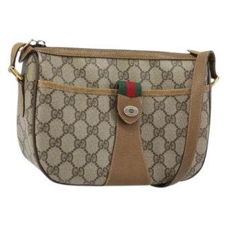 Gucci Sac bandouli&egrave;re GG Canvas Vintage Pre-owned - Femme - Pre-owned - Beige - Taille: ONE Size