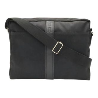 Herm&egrave;s Pre-owned Nylon Schultertasche - - Pre-owned - Damen - Schwarzk - ONE SIZE