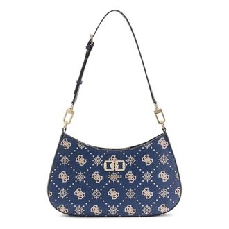 Guess Femme, Sacs, Bleu, Taille: ONE Size Emelie Logo Shoulder Bag