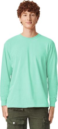 Comfort Colors Herren Long Sleeve Tee, Style G6014 T-Shirt, Inselreef, Klein
