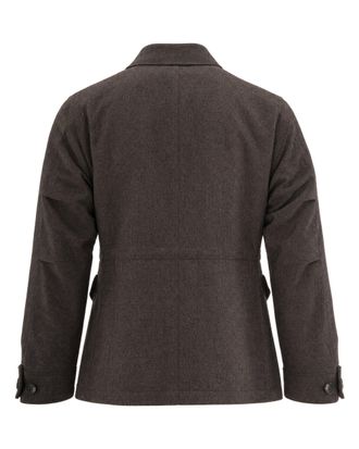 Eleventy Wool Safari Jacket - Brown