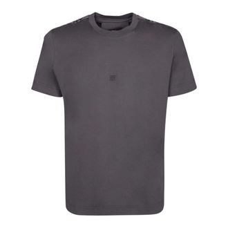 Givenchy Graues T-Shirt mit 4G-Muster - - Tops - Herren - Grau - XS