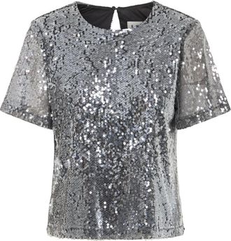 Ichi Ichi, Femme, Blouses et Chemises, Gris, Taille: 44 FR Blouses