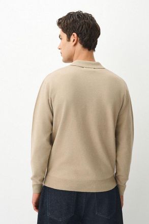 Next Polokragenpullover Essential Regular Fit Poloshirt aus Strick (1-tlg)