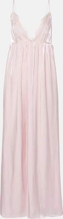 Ganni Maxikleid aus Satin