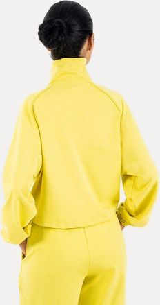 Smilodox Outdoorjacke Ylena, Fitnessjacke Damen, Loose Fit Trainingsjacke, Cropped, Gym Stehkragen mit Zipper, Kordelzug-Saum, Homewear, Yoga
