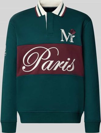 Mc Neal Sweatshirt mit Polokragen