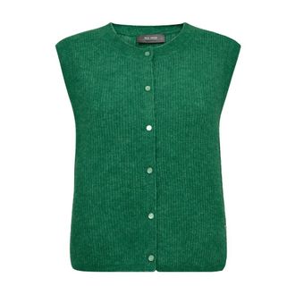 Mos Mosh Almine Strickweste - - Knitwear - Damen - Gr&uuml;n - L