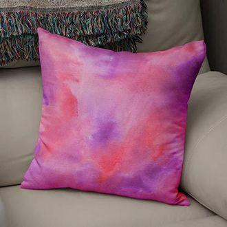 Bonamaison Le Jardin du Lin Kissen Zierkissenbezug Kissenbezug, Aquarell-Thema Dekoration, Für Zuhause Autos Büro Sofa Wohnzimmer Couch Schlafzimmer Dekor, 43x43