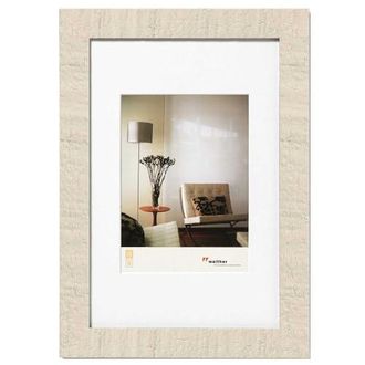 Walther Design walther cadre photo design naturel 10 x 15 cm avec passe-partout, Home cadre en bois HO015H