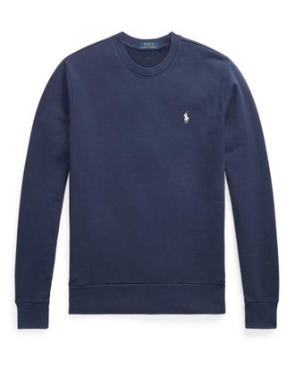 Ralph Lauren Unifarbenes Sweatshirt mit Poloreiter-Stickerei in