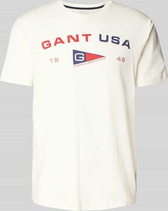 GANT T-Shirt mit Label-Details
