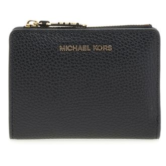 Michael Kors 32S4G8ED7L-001 MD SNAP COIN BILLFOLD Women BLACK Size One Size