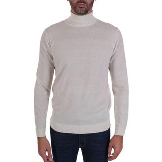 Karl Lagerfeld Homme, Pulls, Blanc, Taille: XL Knit Rollneck