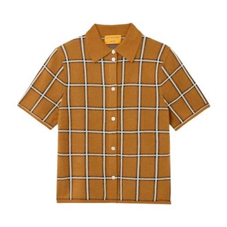 Guest In Residence Picnic Plaid Shirt - - Blouses & Shirts - Damen - Braun - S