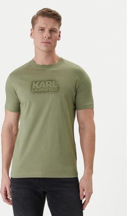 Karl Lagerfeld T-Shirt 755060 562242 Gr&uuml;n Regular Fit