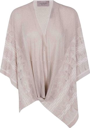 D.exterior Knielanger Mantel - Weiß