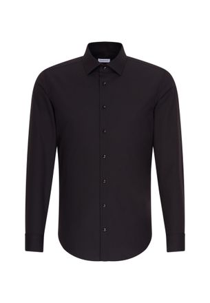 Seidensticker Business Hemd - Slim Fit - B&uuml;gelfrei - Kent Kragen - Extra Langer Arm - 100% Baumwolle