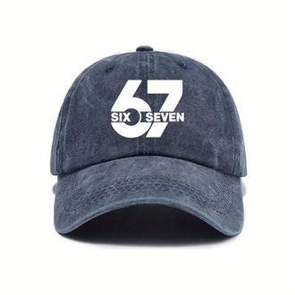 Generic Casquette de baseball &eacute;l&eacute;gante avec imprim&eacute; pour adolescents et adultes, casquette de baseball lav&eacute;e avec visi&egrave;re, casquette UD classique pour lautomn