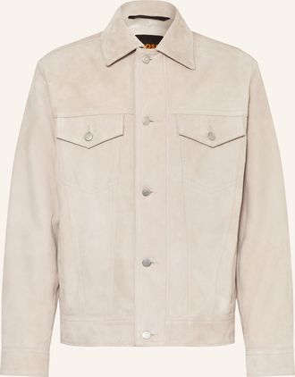 HUGO BOSS Lederjacke Johot beige