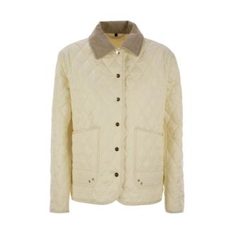 Fay Diamond Steppjacke im Hemd-Stil aus Nylon - - Jackets - Damen - Wei&szlig; - 2XL