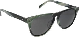 Celine Lunettes de soleil en plastique Pre-owned - Femme - Pre-owned - Vert - Taille: ONE Size