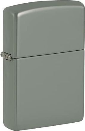 Zippo Feuerzeug. Echtes winddichtes Feuerzeug aus robustem Metall, modernes und stilvolles Design, ideal für Abenteurer. Nachfüllbar, Farbe: Classic Sage, C